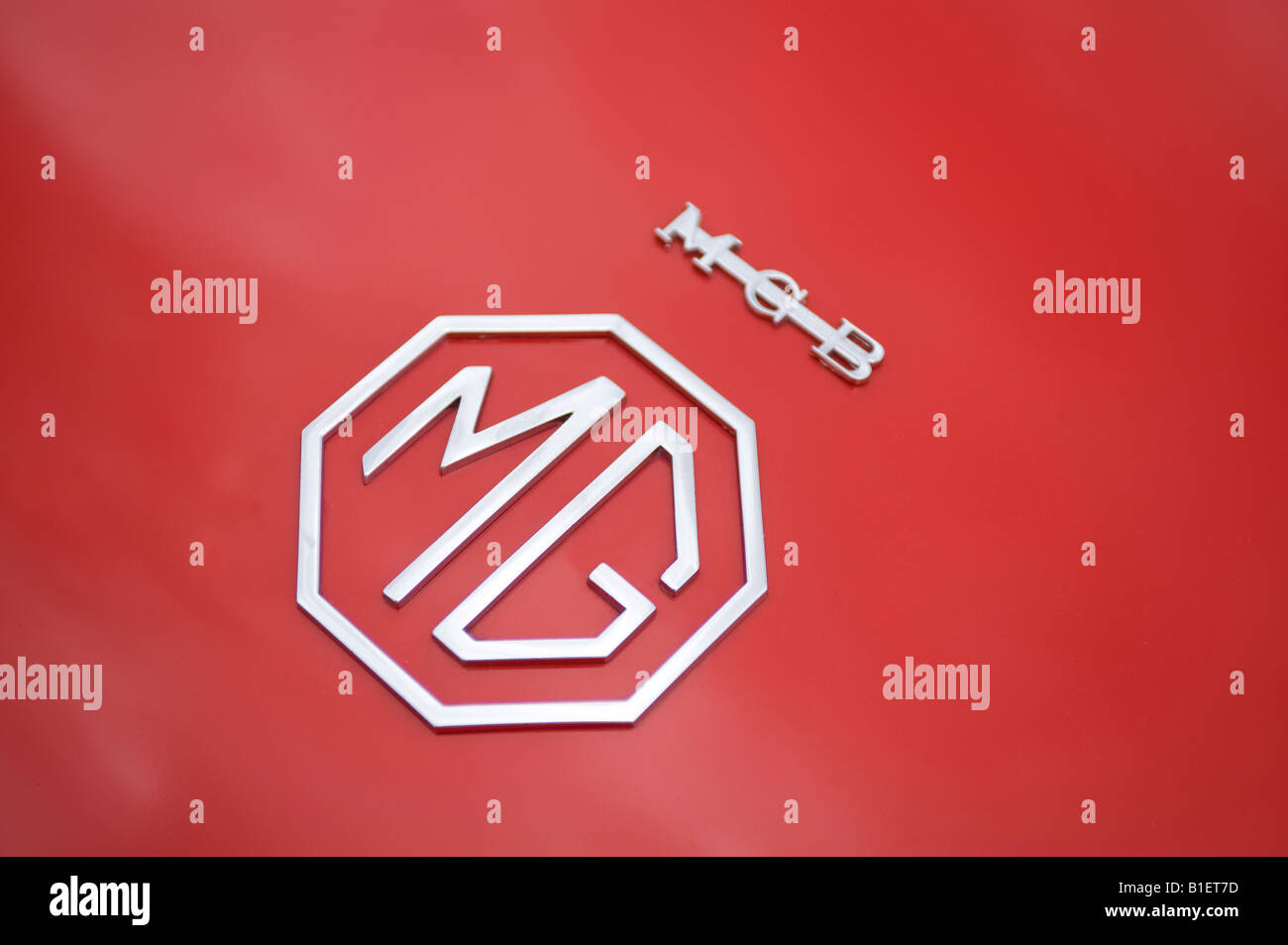 MGB GT emblem Stock Photo - Alamy