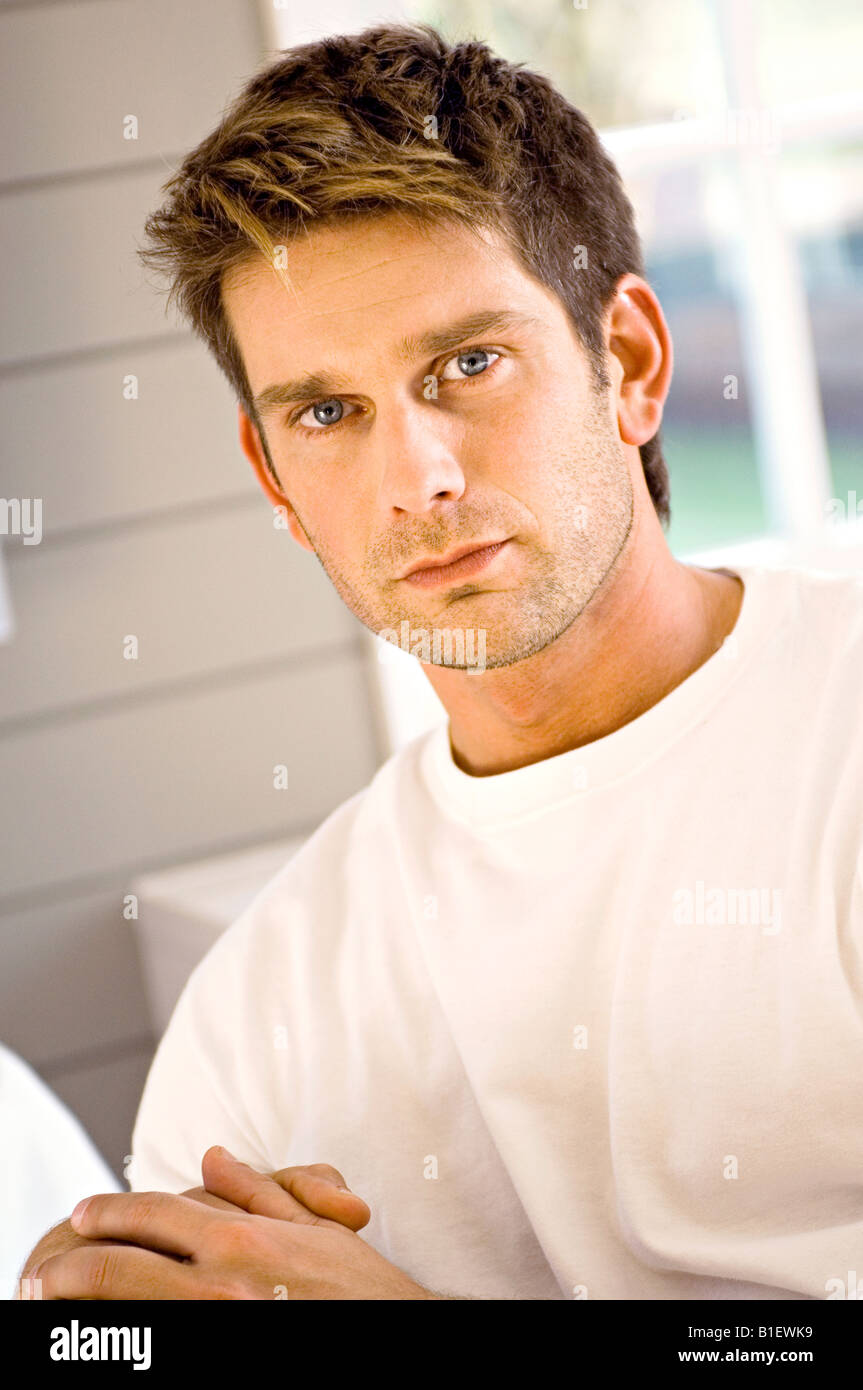 Portrait of a mid adult man Stock Photo - Alamy