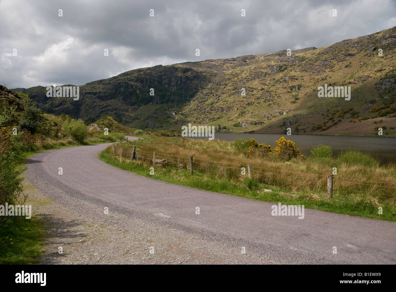 A Narrow Country Road Winding through the Valley at Gougane Barra ...