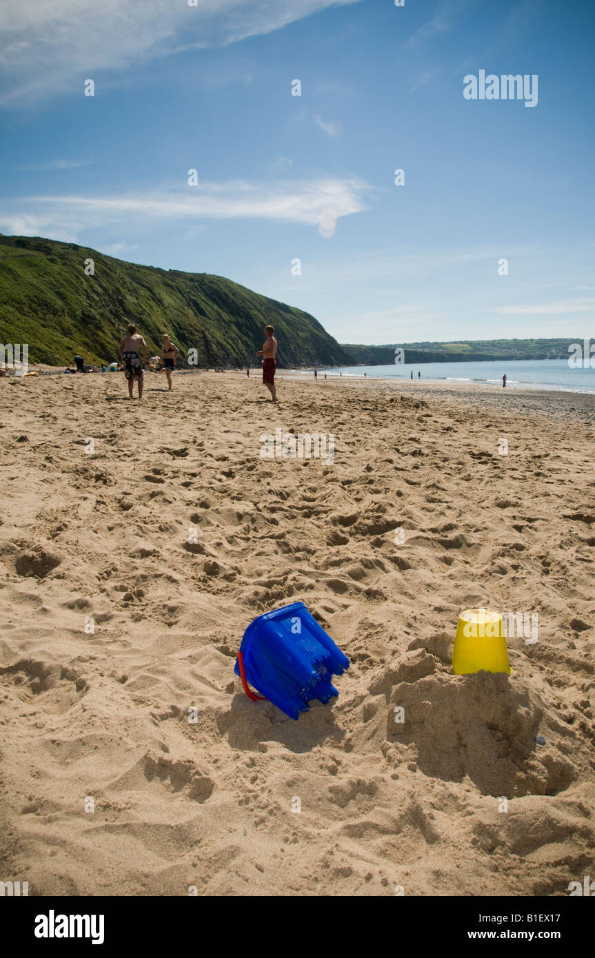 Penbryn Beach a National Trust property on the Cardigan Bay coast Wales ...
