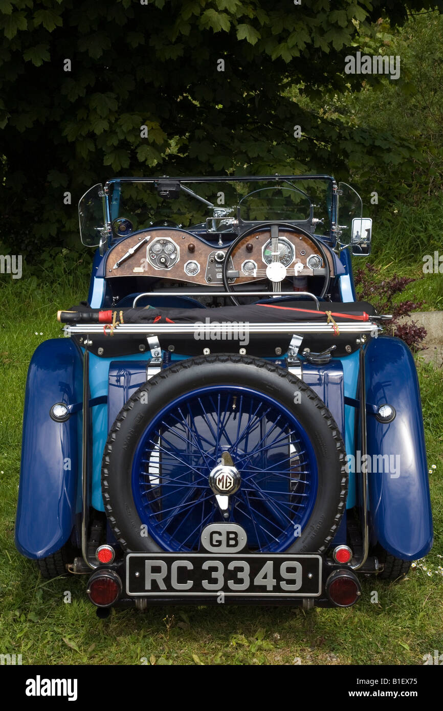 Vintage MG sports car at a Rally in North Yorkshire Stock Photo - Alamy