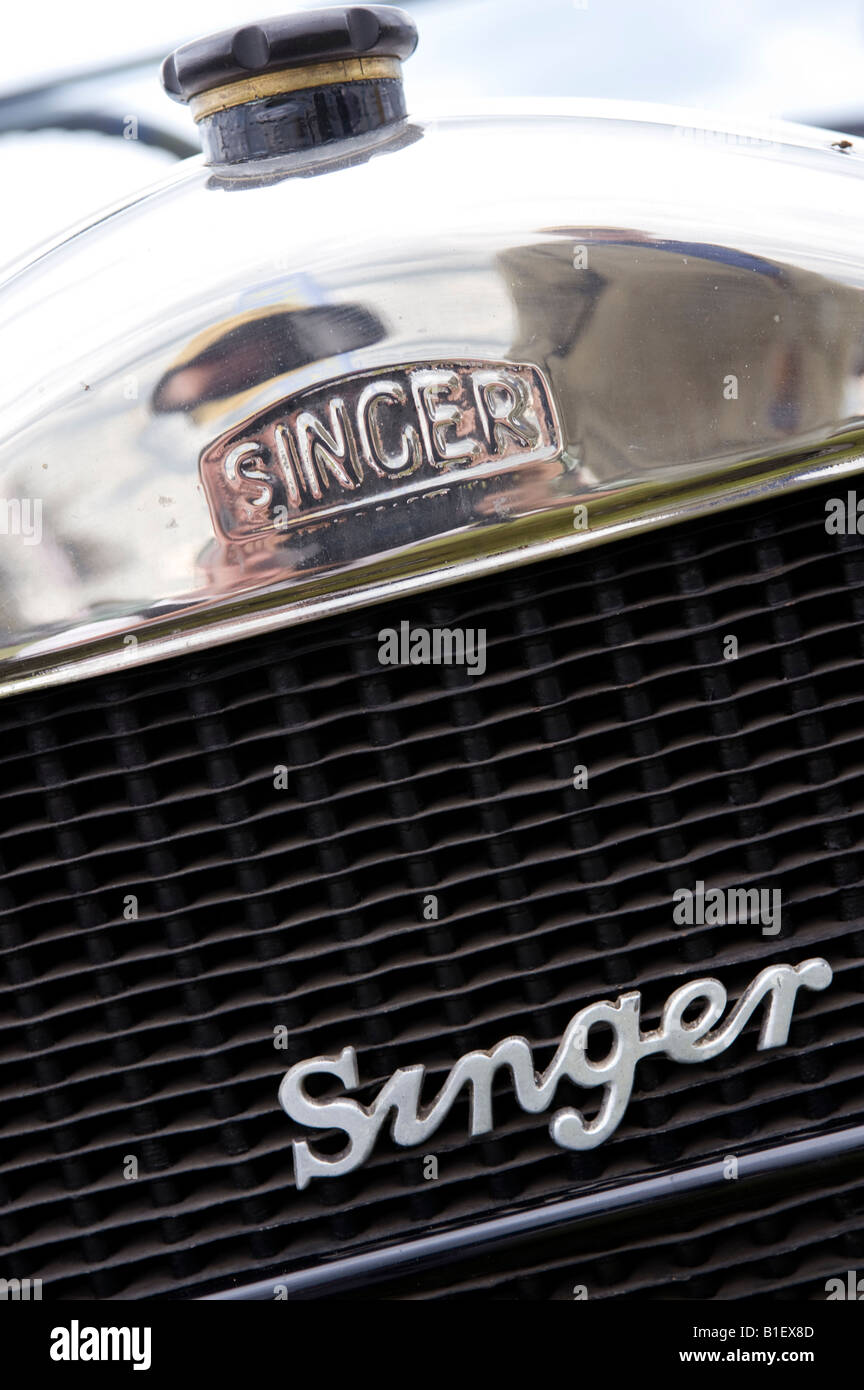 Singer LeMans radiator Stock Photo - Alamy