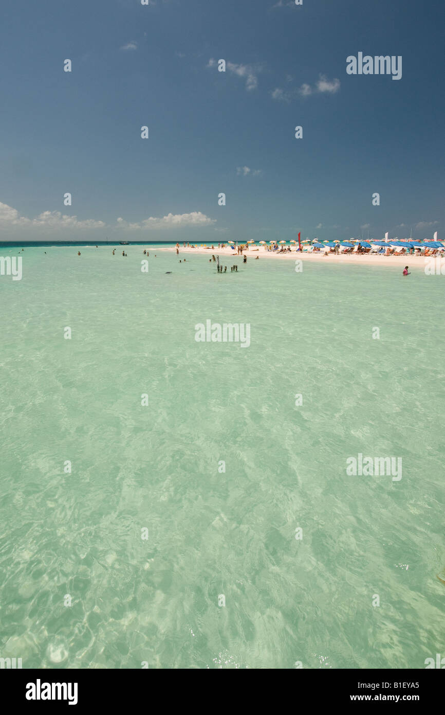 Beach on the Isla Mujeras Island of Women Mexico Stock Photo - Alamy
