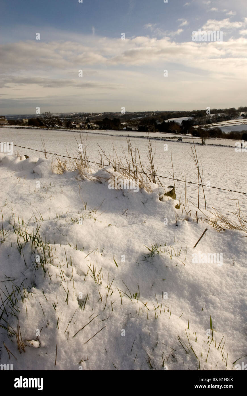 The Mayfield Valley in Sheffield South Yorkshire England under a ...