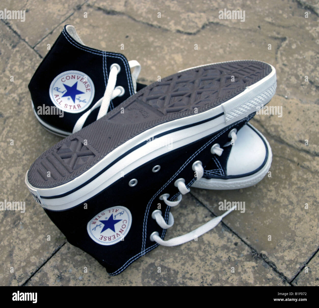A pair of Converse sneakers Stock Photo - Alamy