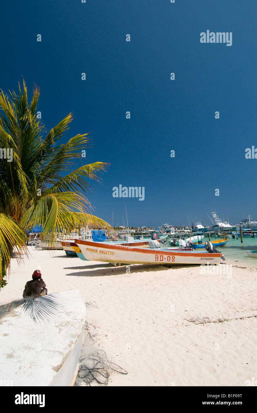 Beach on the Isla Mujeras Island of Women Mexico Stock Photo - Alamy