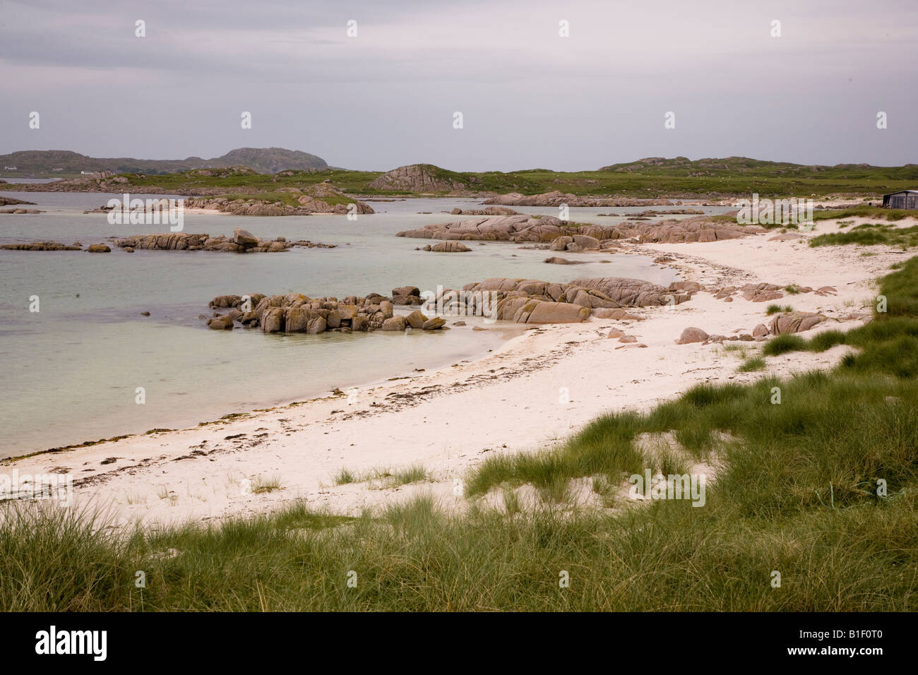 Beach at Fidden Point Fionnphort Mull Stock Photo - Alamy