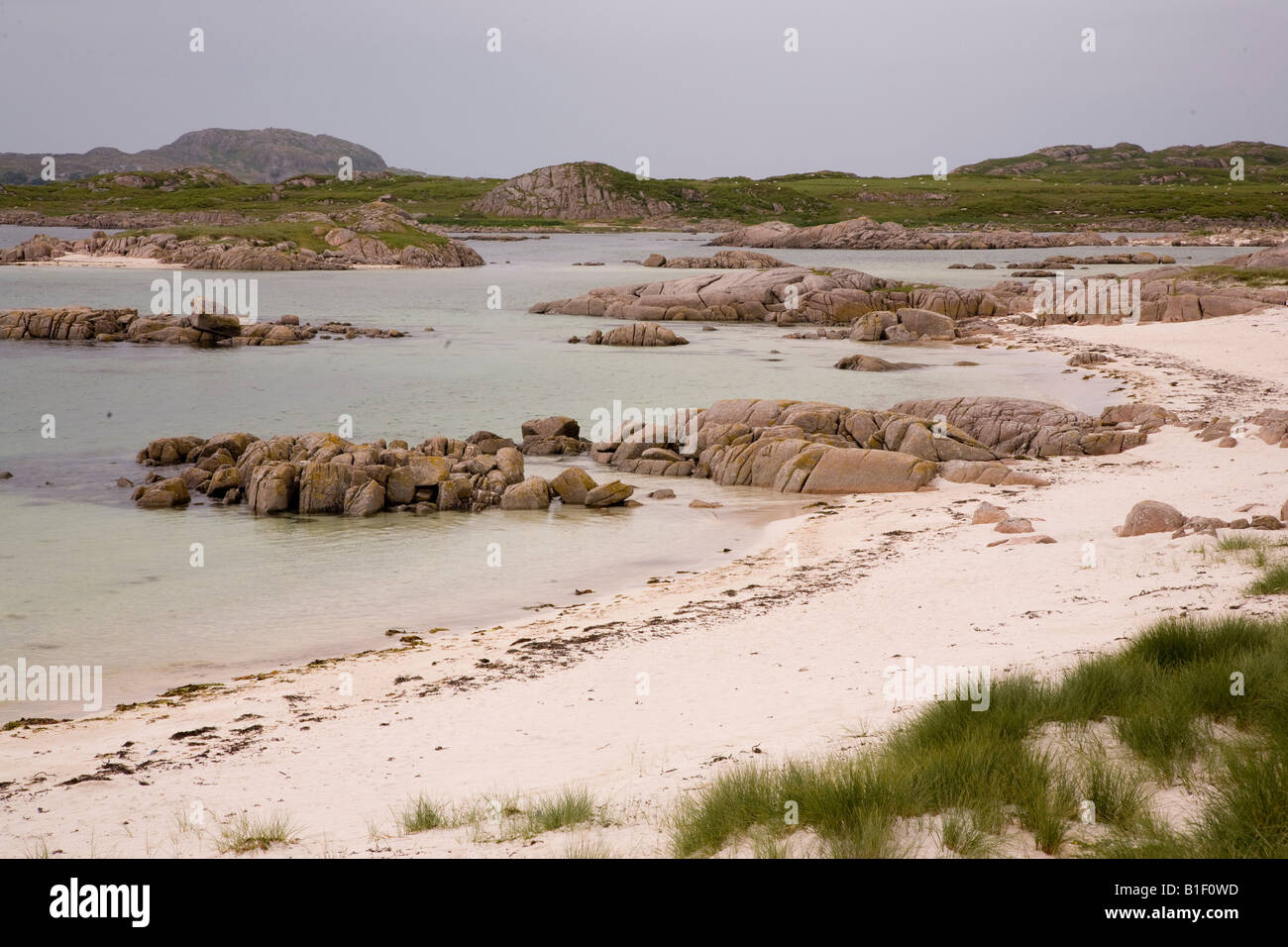 Beach at Fidden Point Fionnphort Mull Stock Photo - Alamy