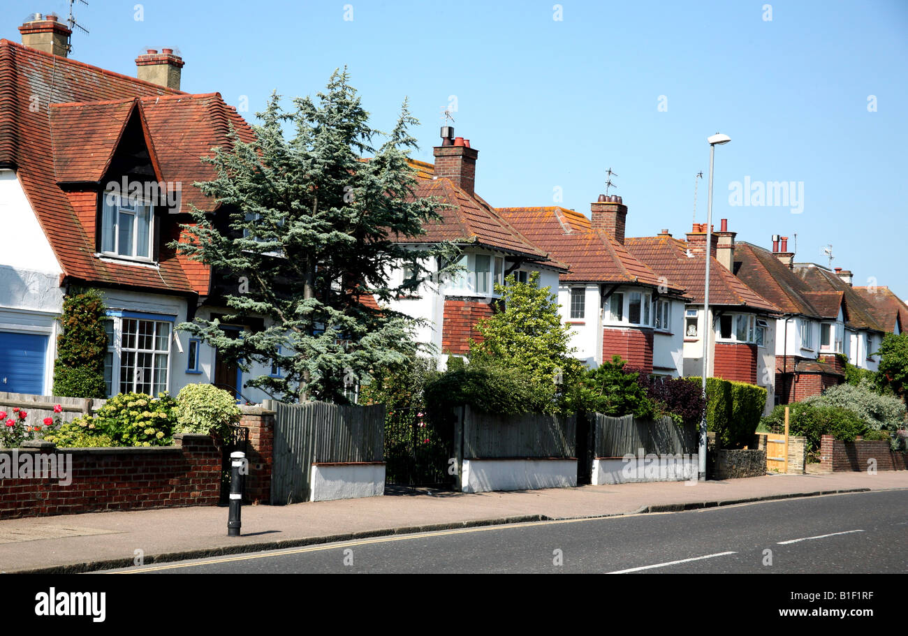 Typical suburban style housing in English town Stock Photo, Royalty ...
