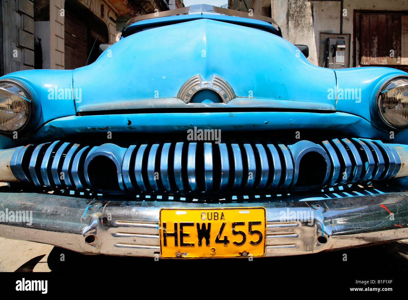 shiney blue car Stock Photo - Alamy