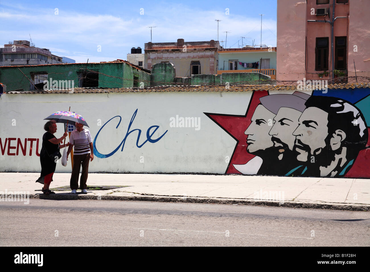 Umbrella mural hi-res stock photography and images - Alamy