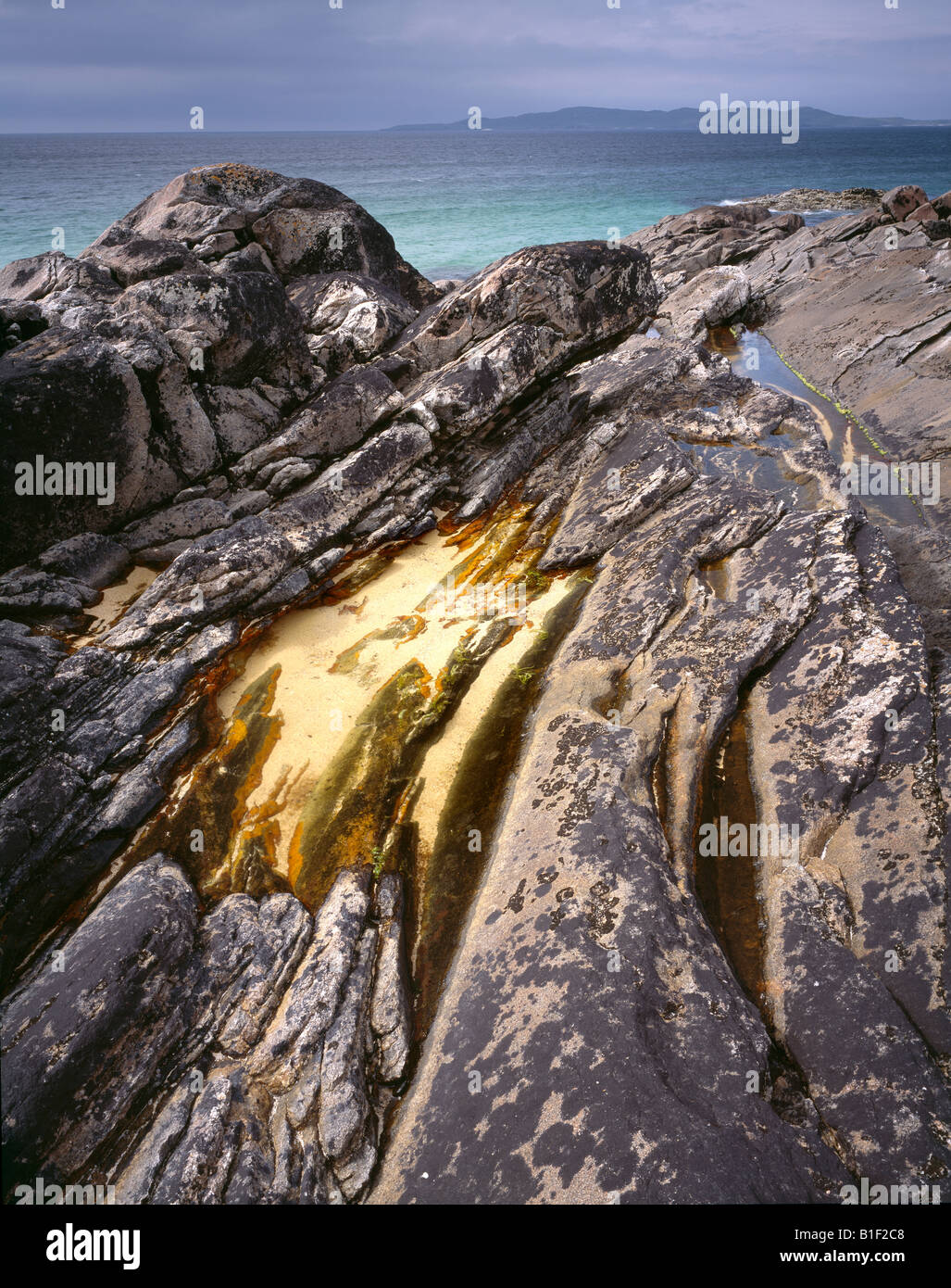 View to Taransay. Isle of Harris. Outer Hebrides. Scotland Stock Photo ...