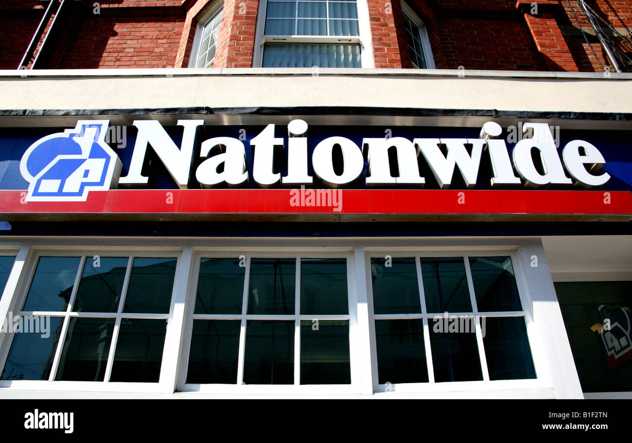 Nationwide building society sign logo hi-res stock photography and ...