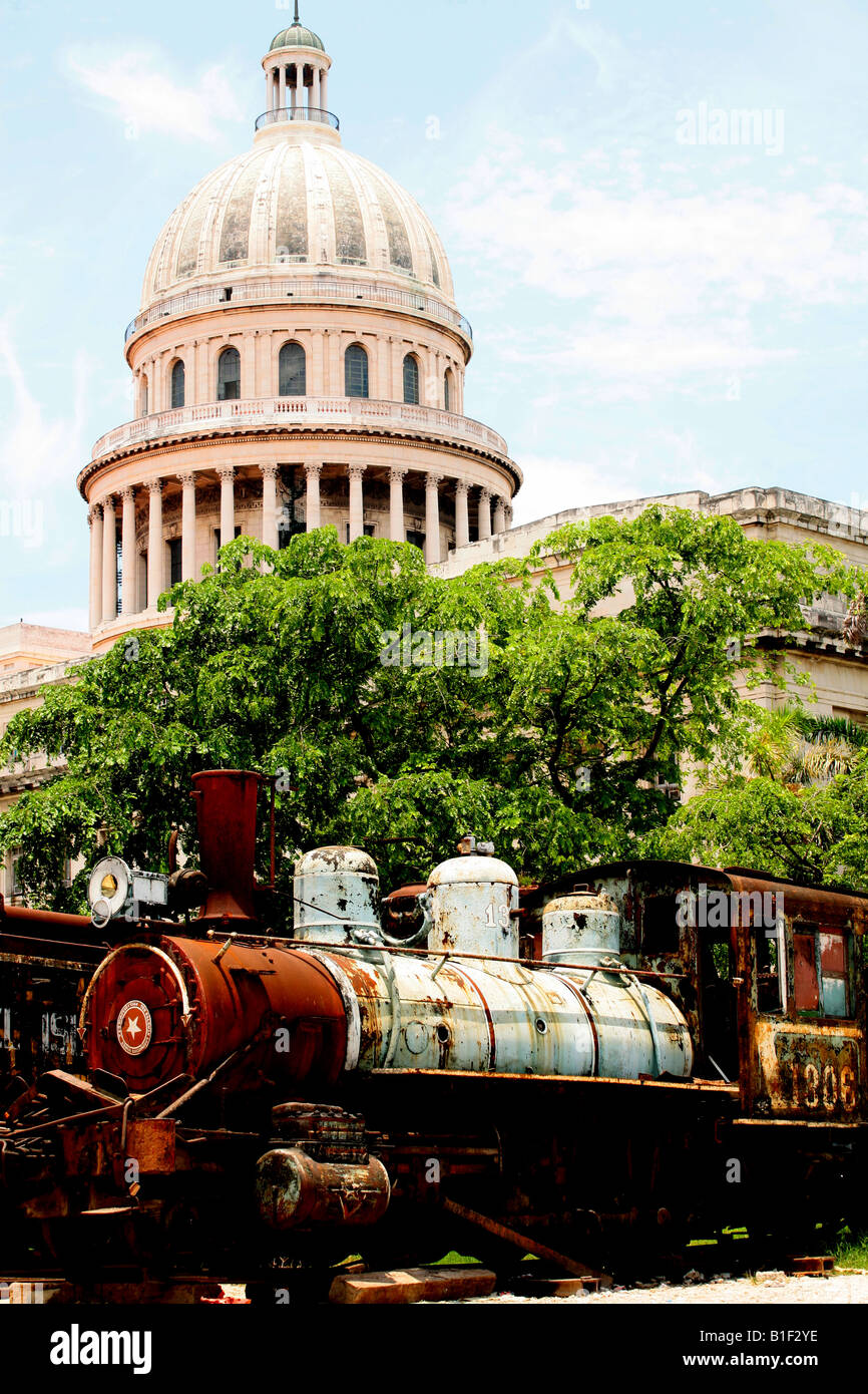 Havana cuba steam train hi-res stock photography and images - Alamy