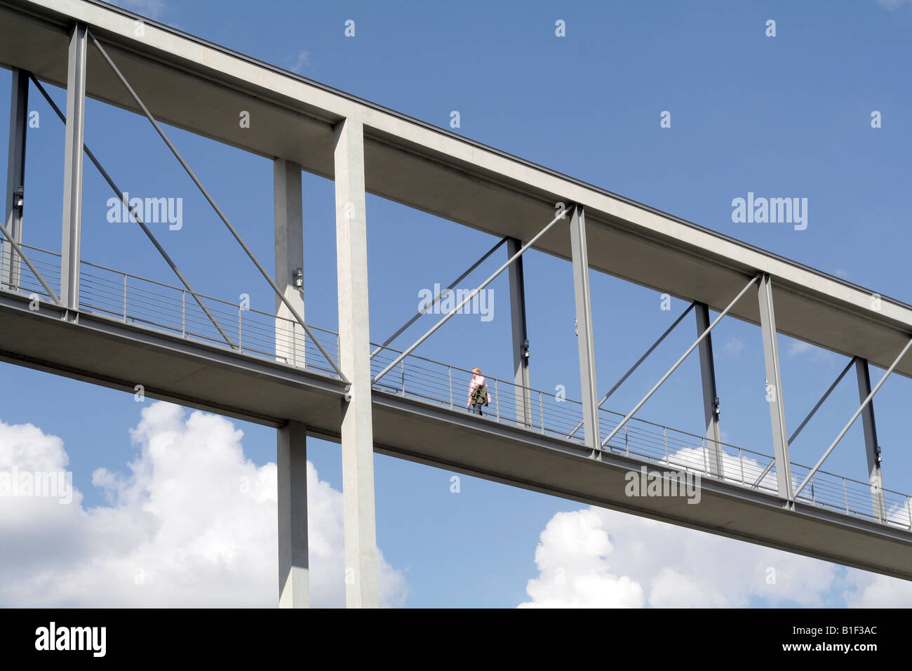 a bridge across Berlin river Spree parliament building Stock Photo - Alamy
