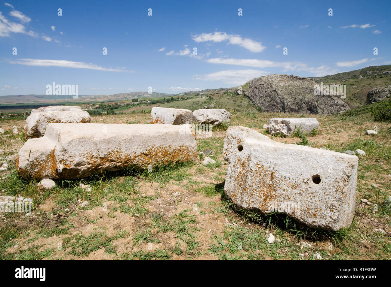 Worked blocks at The Hittite Capital City of Hattusa, Hattusas National ...