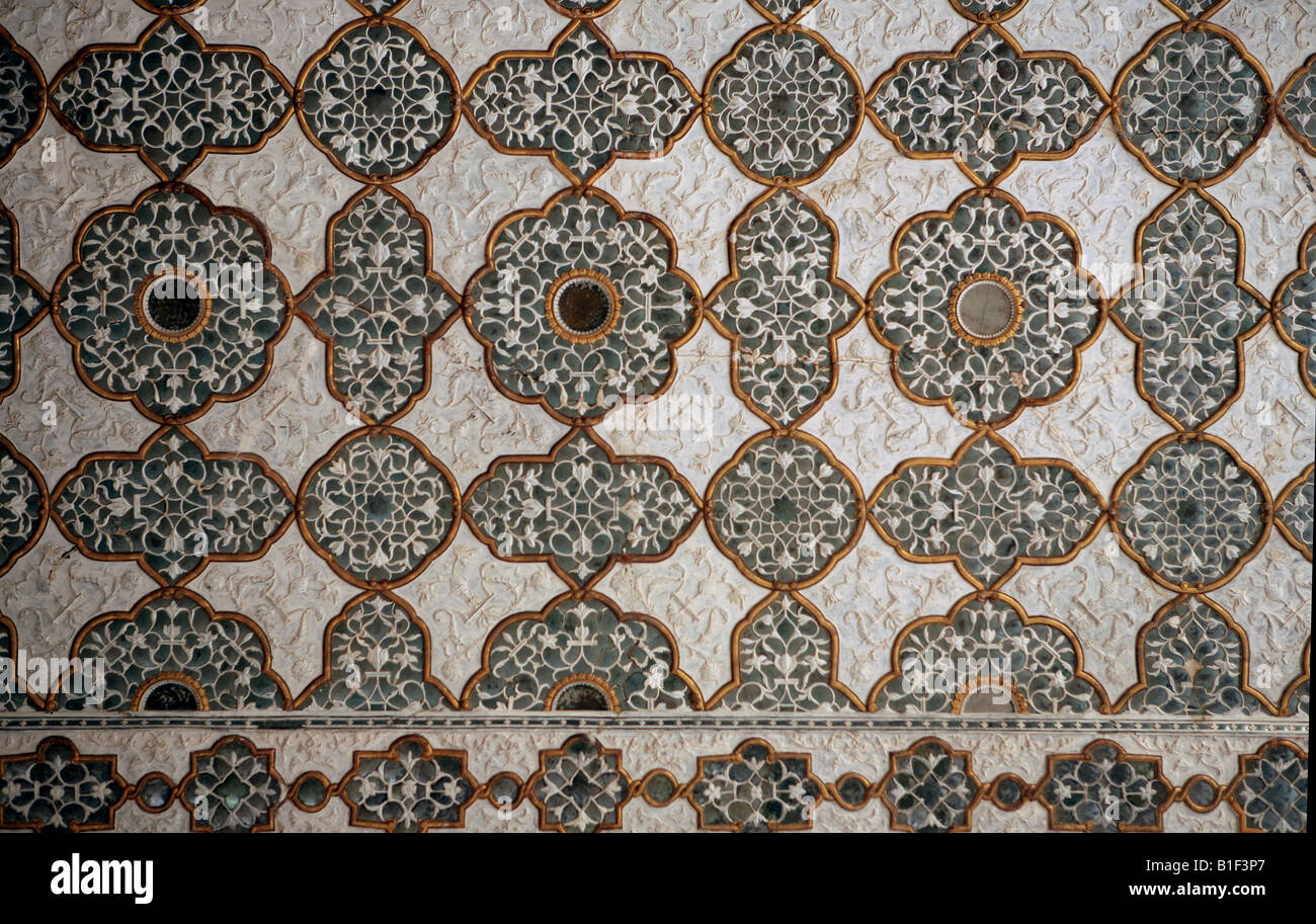 Ceiling decoration amber fort jaipur hi-res stock photography and ...