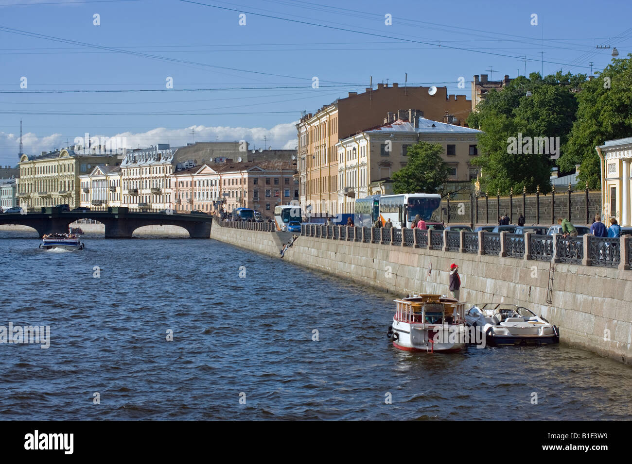 Fontanka river St Petersburg Russia Stock Photo - Alamy
