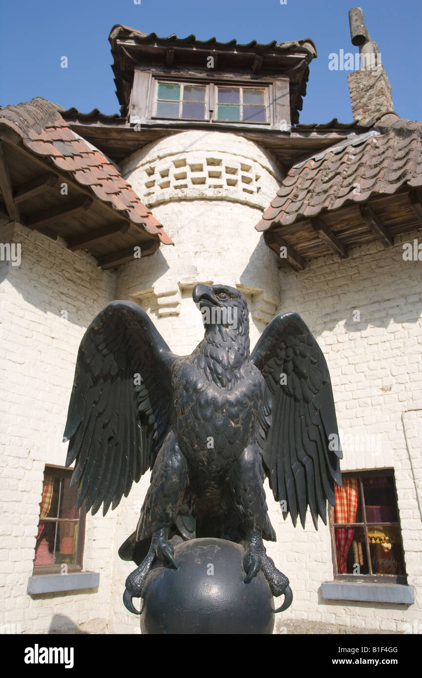 Statue of eagle Le Bivouac de l Empereur Napoleonic tavern restaurant ...