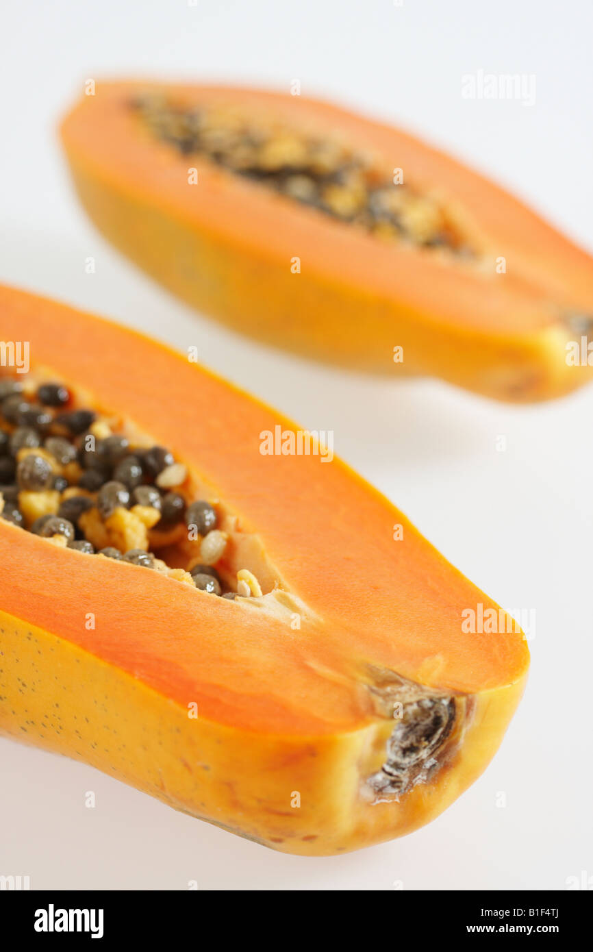 Papaya cut open hi-res stock photography and images - Alamy
