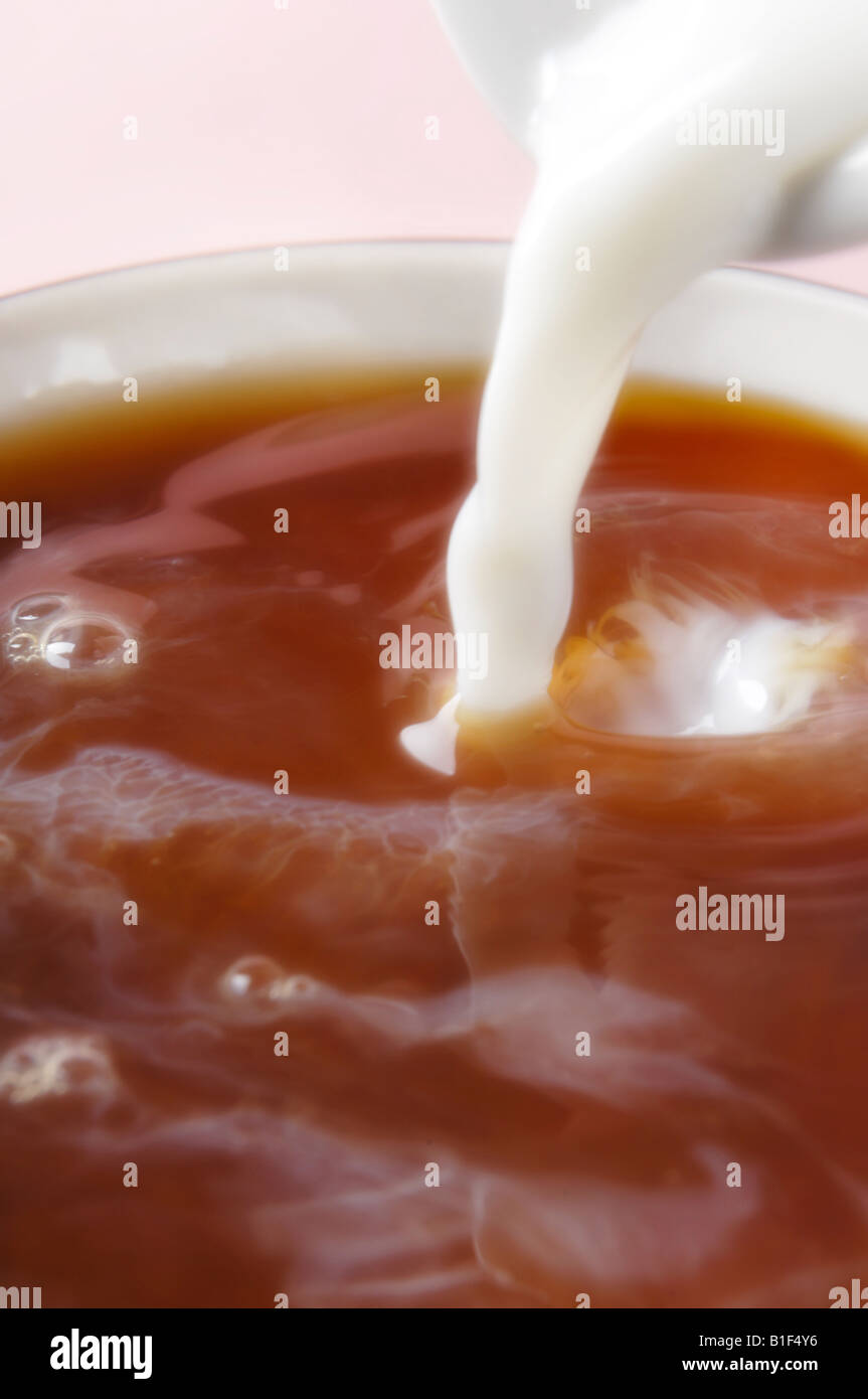 English tea with milk hi-res stock photography and images - Alamy