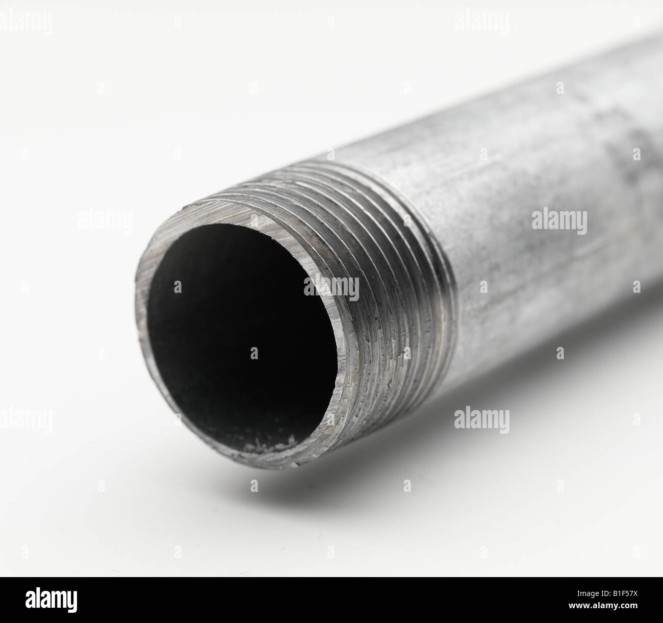 pipe tube metal iron steel rey thread to screw Stock Photo - Alamy