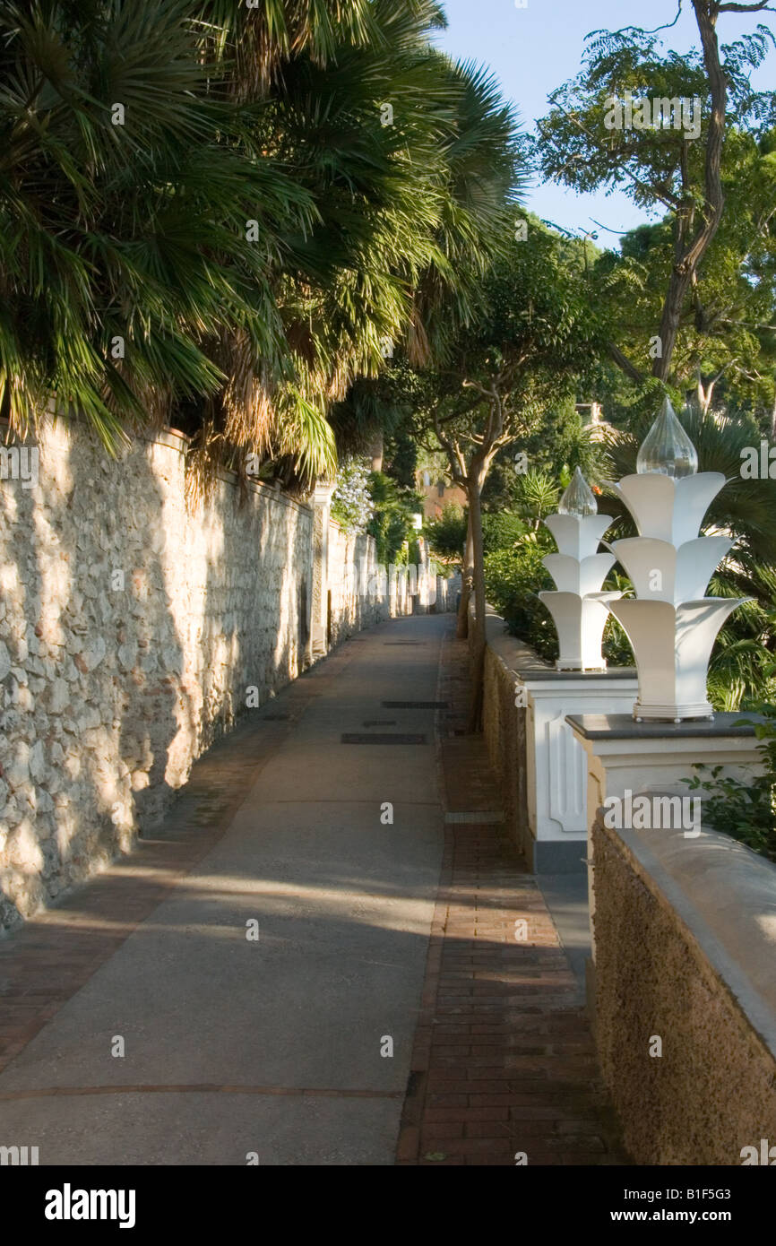 Street in Capri, Italy Stock Photo - Alamy