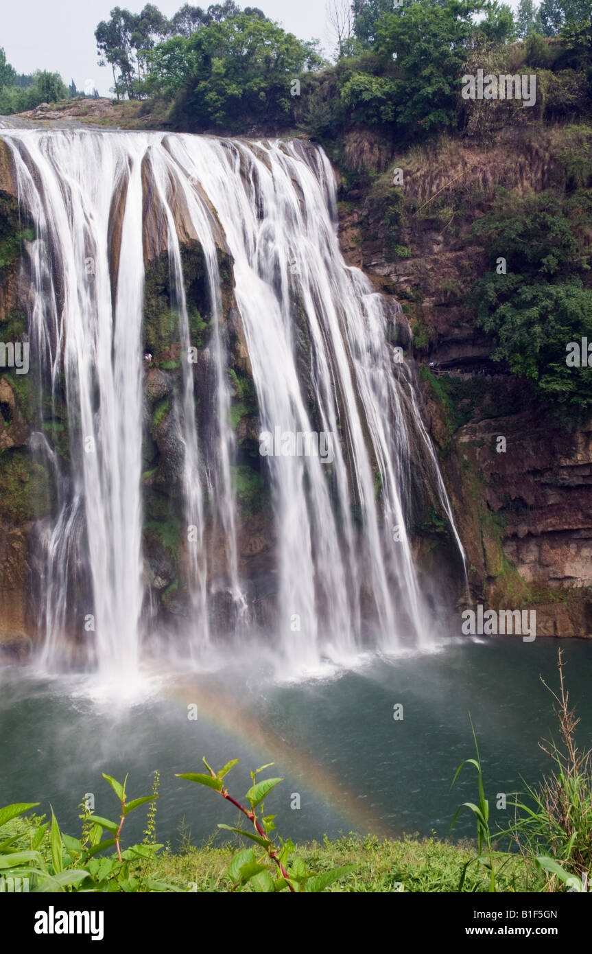 China Guizhou Province Huangguoshu Waterfall largest in China 81m wide ...