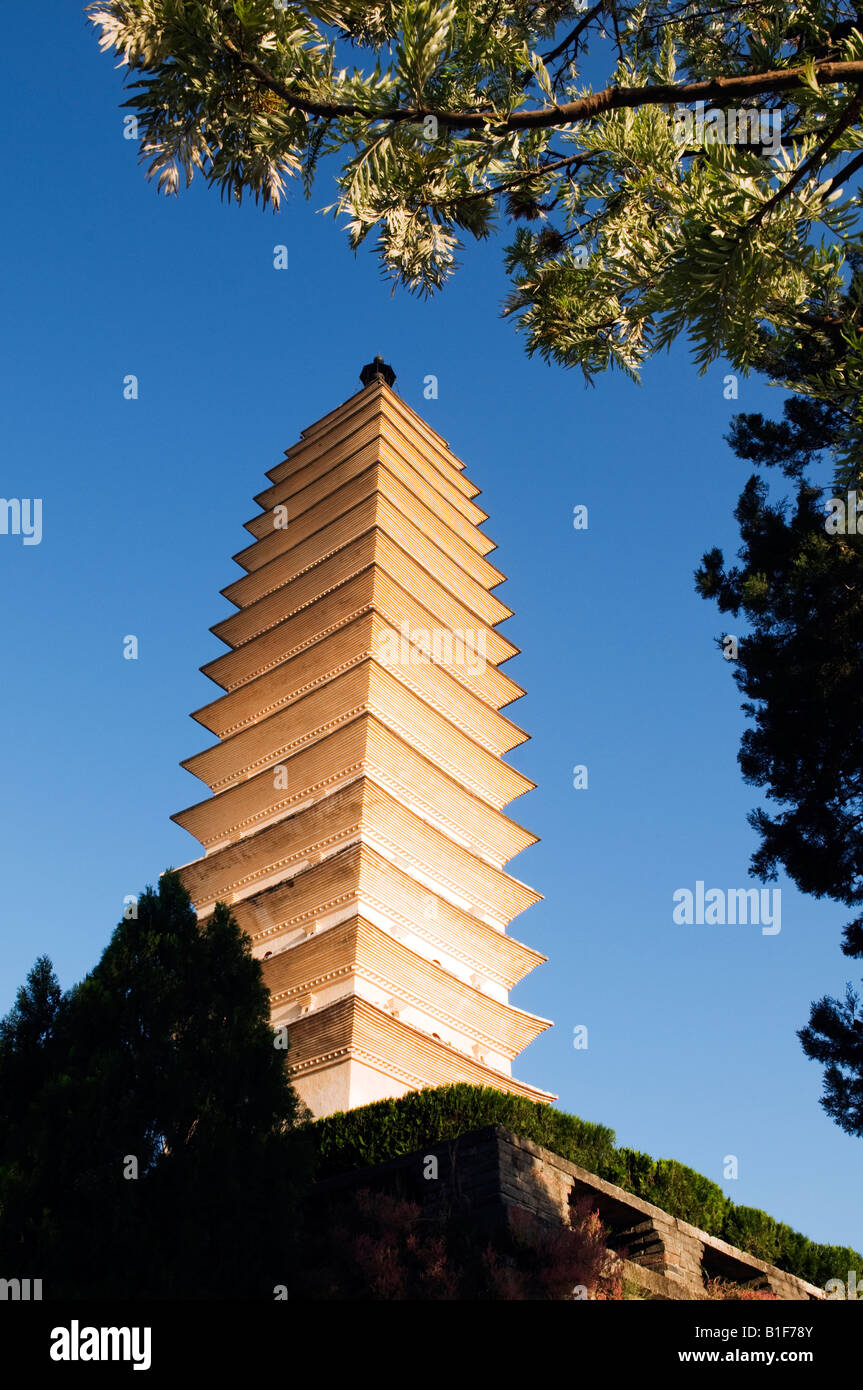 China Yunnan province Dali Town Three Pagodas Temple Stock Photo - Alamy