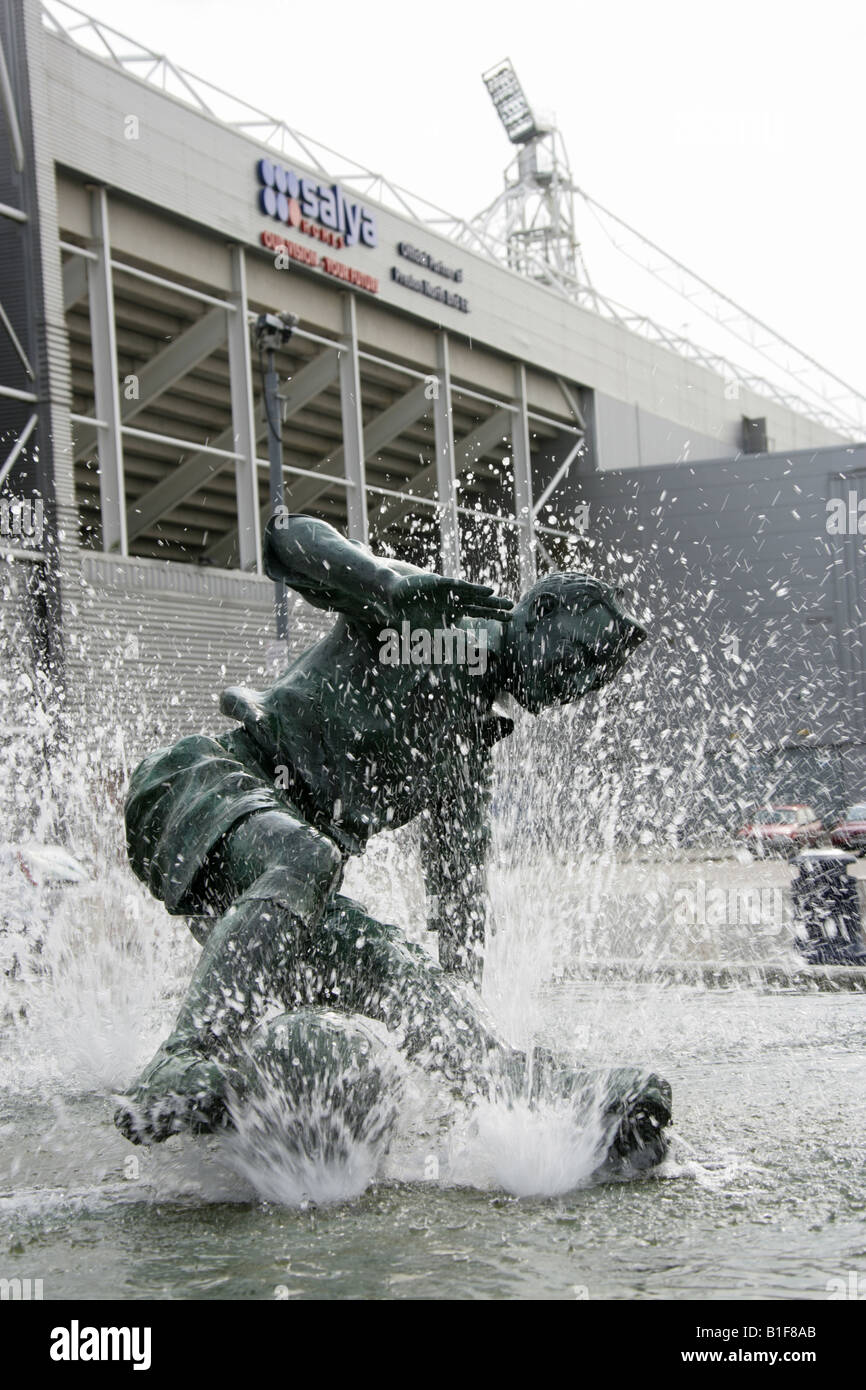 City of Preston, England. Sir Tom Finney statue at the National ...