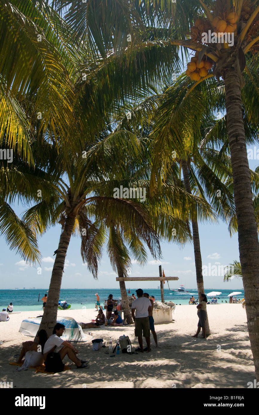 Beach on the Isla Mujeras Island of Women Mexico Stock Photo - Alamy