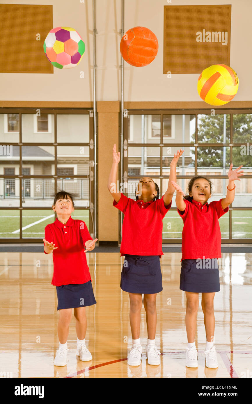 African girl jumping ball hi-res stock photography and images - Alamy
