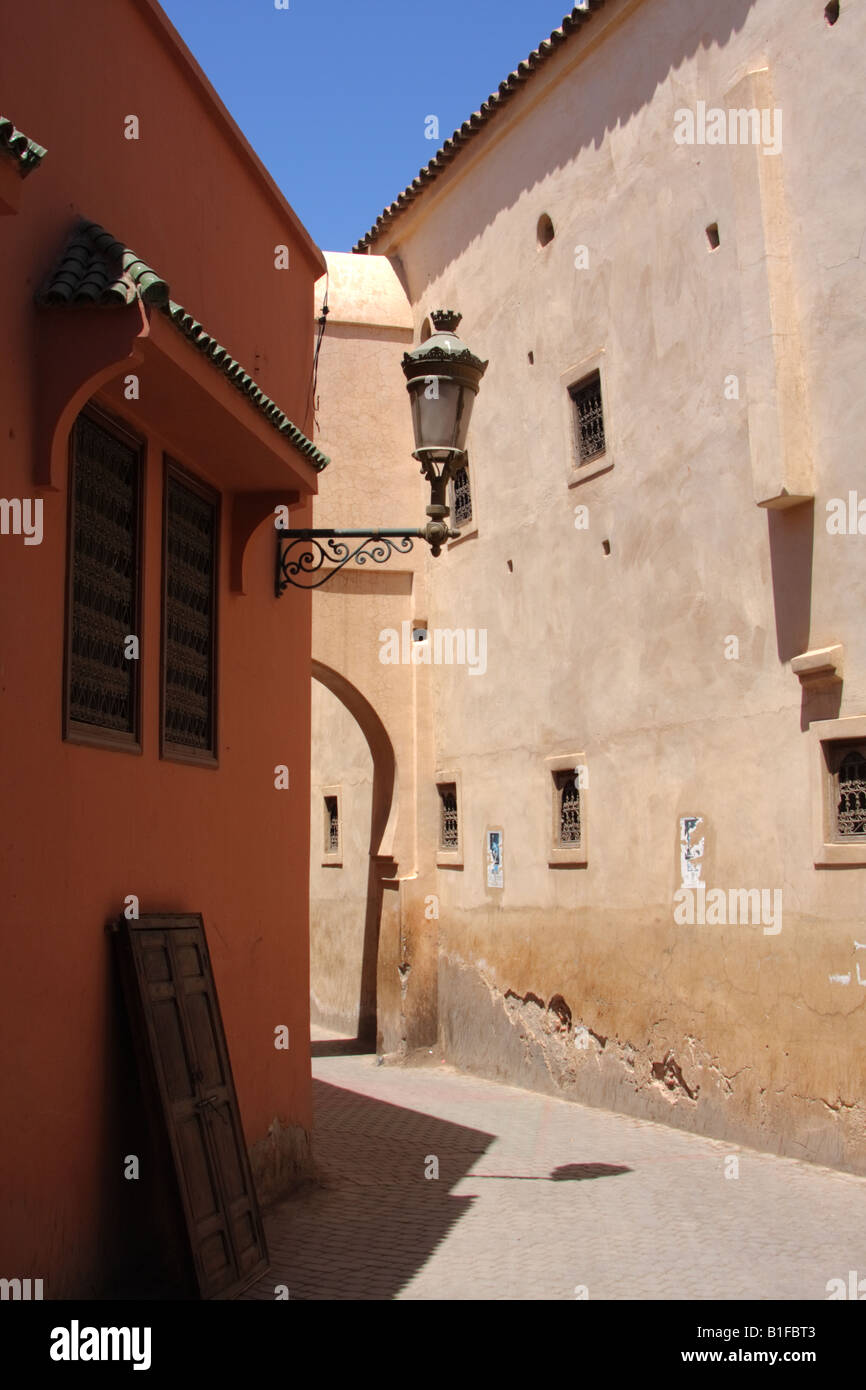 typical street scene in Marrakech Morocco Stock Photo - Alamy