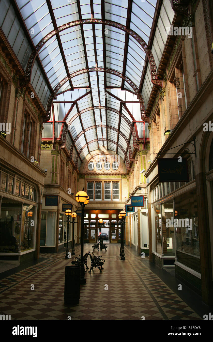City of Preston, England. Internal view of the shops in Preston’s ...