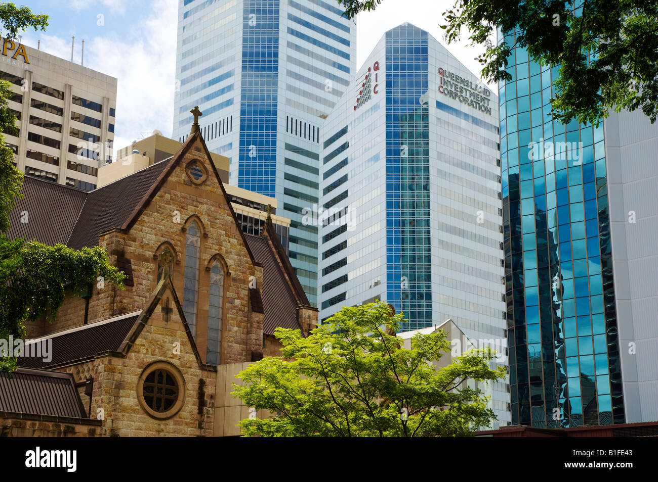 Old new architecture brisbane queensland hi-res stock photography and ...