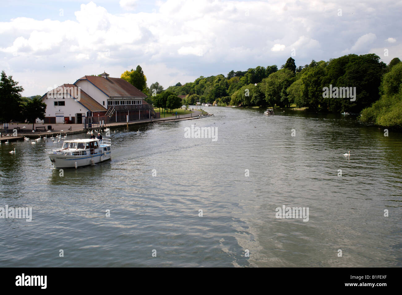 River Thames view from Caversham Bridge Reading Stock Photo - Alamy