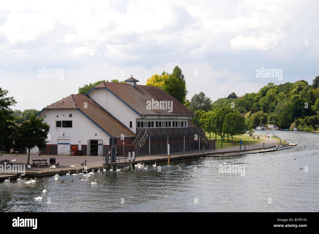 Rowing club at Caversham Reading Stock Photo - Alamy