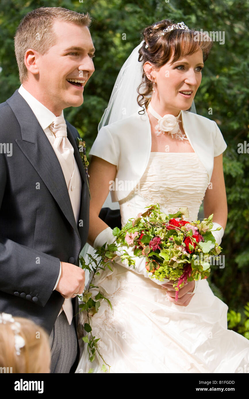 Bride and Bridegroom at marriage Stock Photo - Alamy