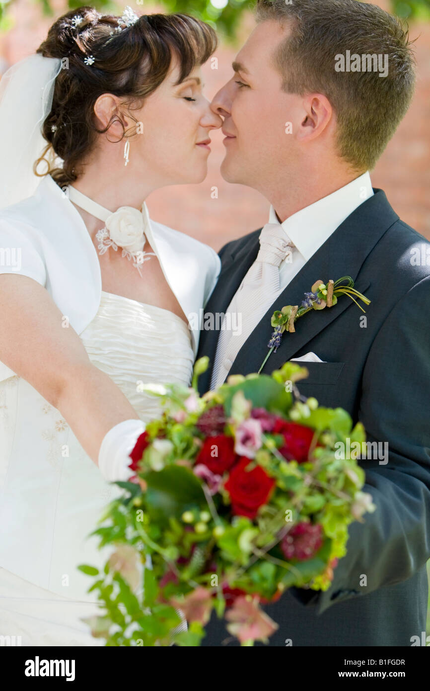 Bride and Bridegroom at marriage Stock Photo - Alamy