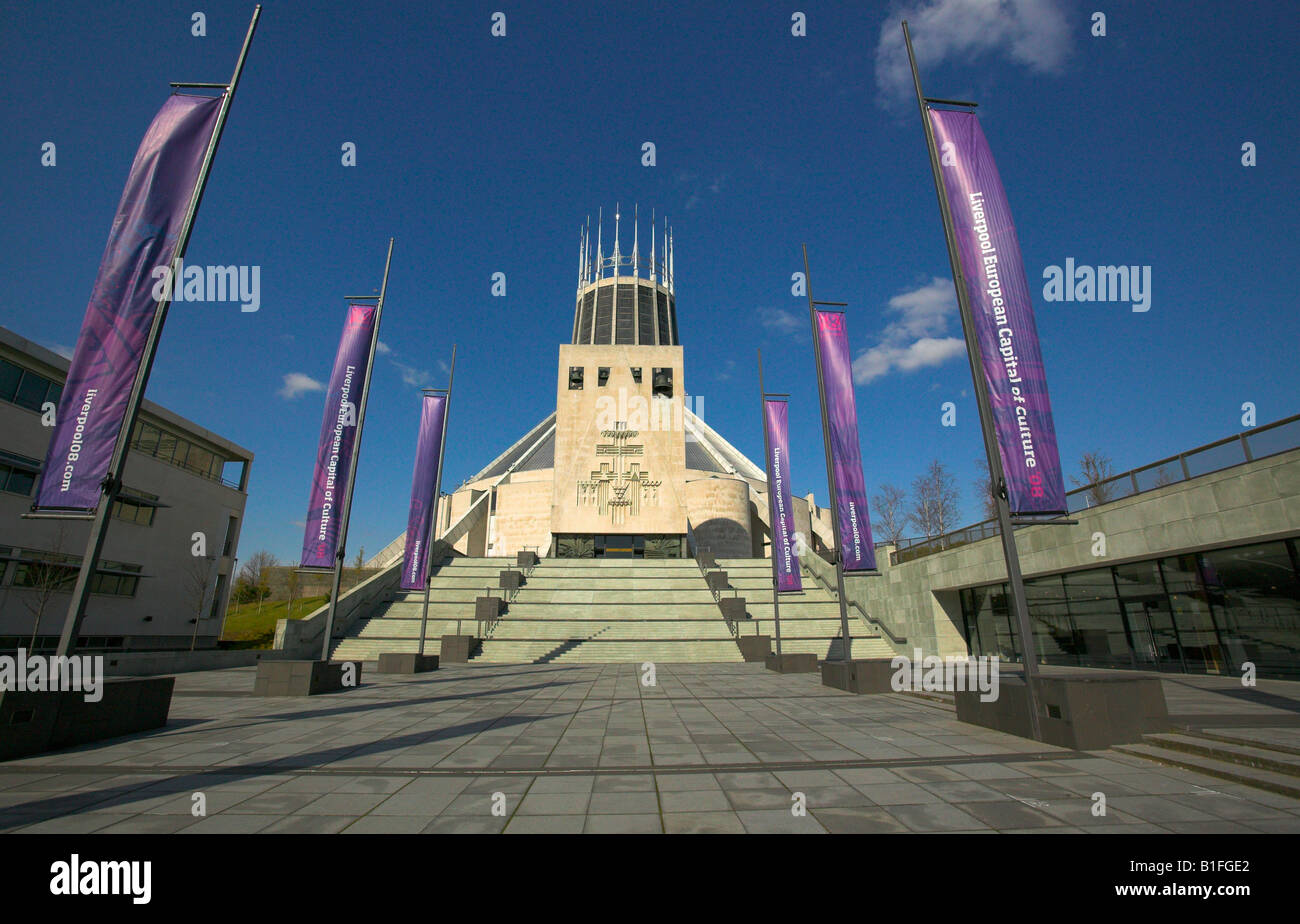 anglican cathedral liverpool capital of culture 2008 Stock Photo - Alamy