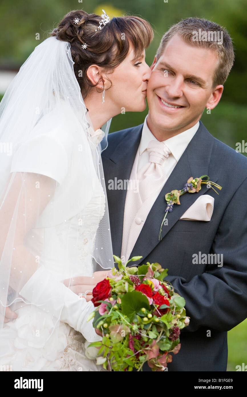 Bride and Bridegroom at marriage Stock Photo - Alamy