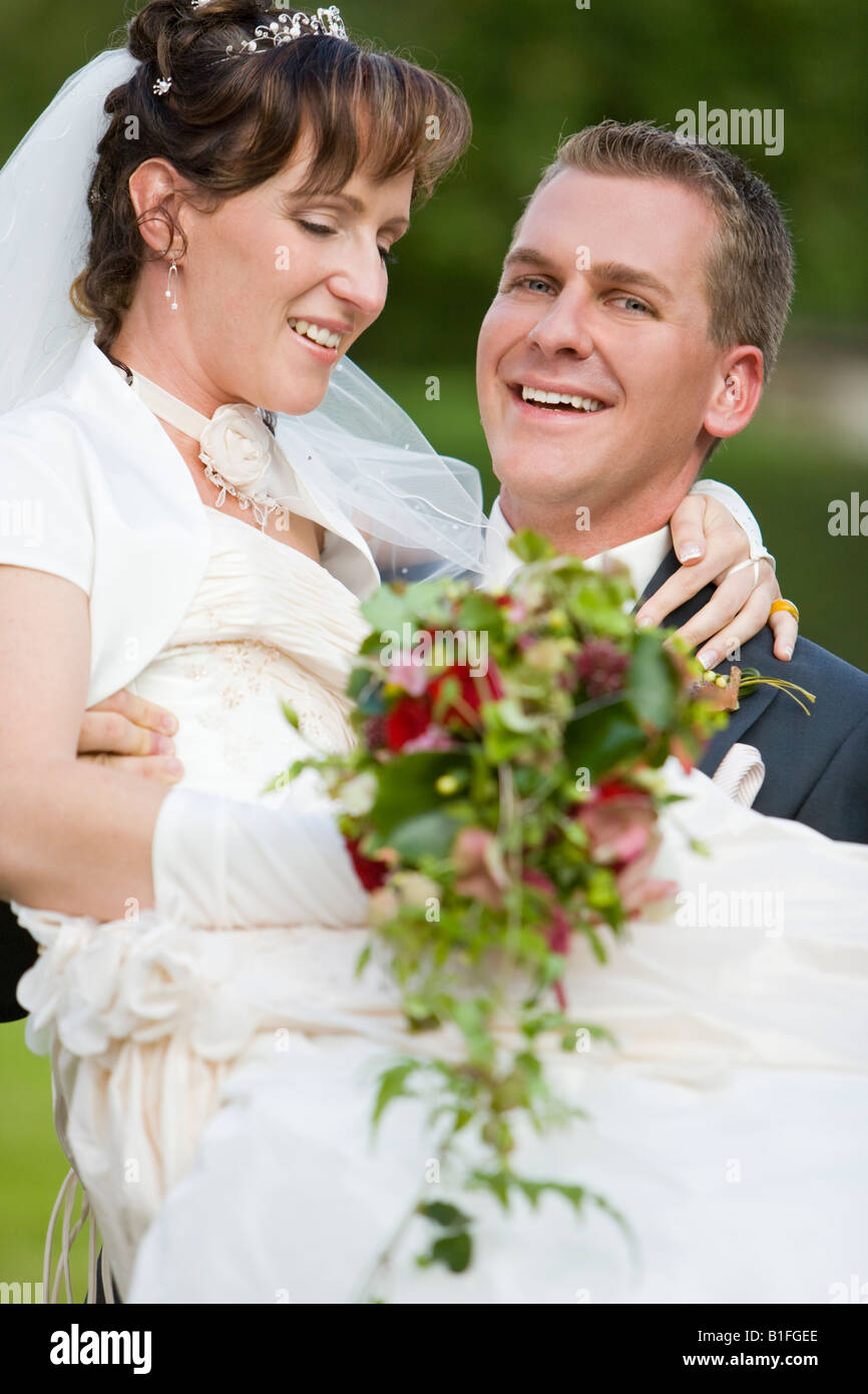Bride and Bridegroom at marriage Stock Photo - Alamy
