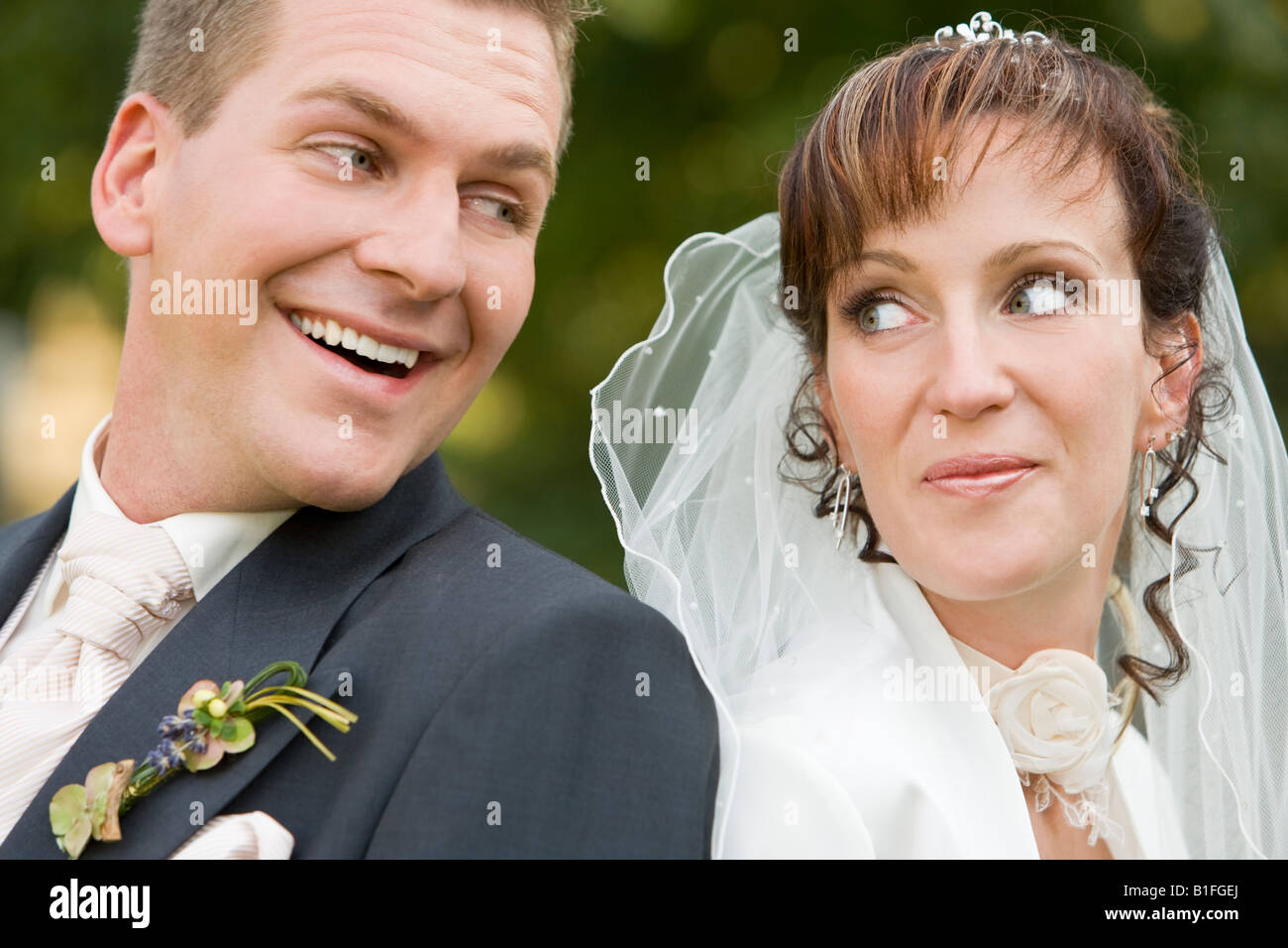 Bride and Bridegroom at marriage Stock Photo - Alamy