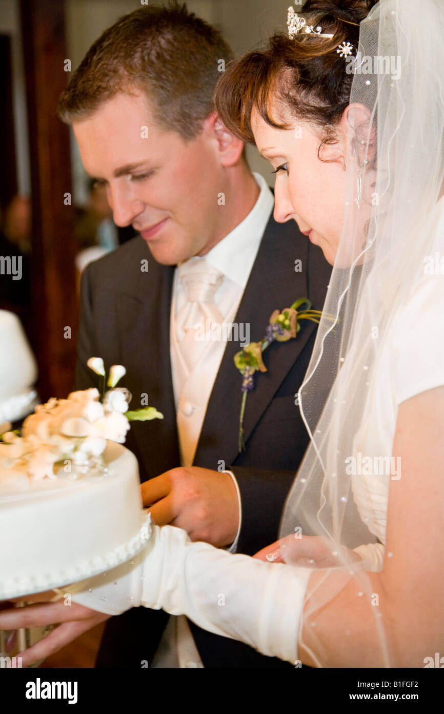 Bride and Bridegroom at marriage Stock Photo - Alamy