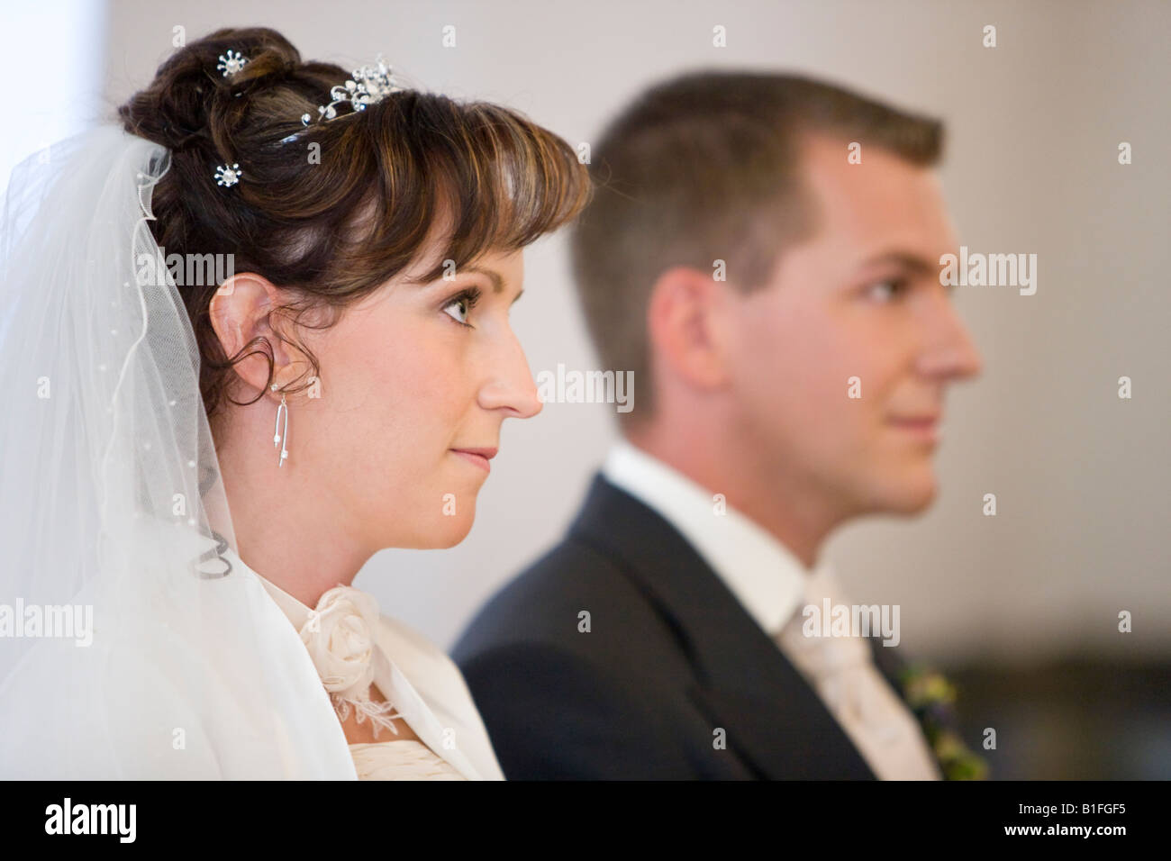Bride and Bridegroom at marriage Stock Photo - Alamy