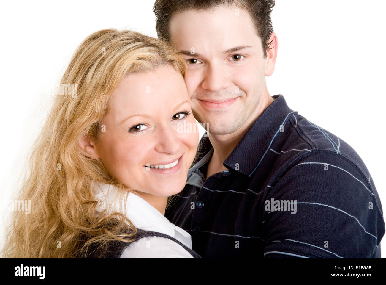 Portrait of a happy european couple Stock Photo - Alamy