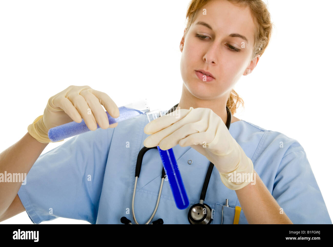 Female scientist cutout hi-res stock photography and images - Alamy