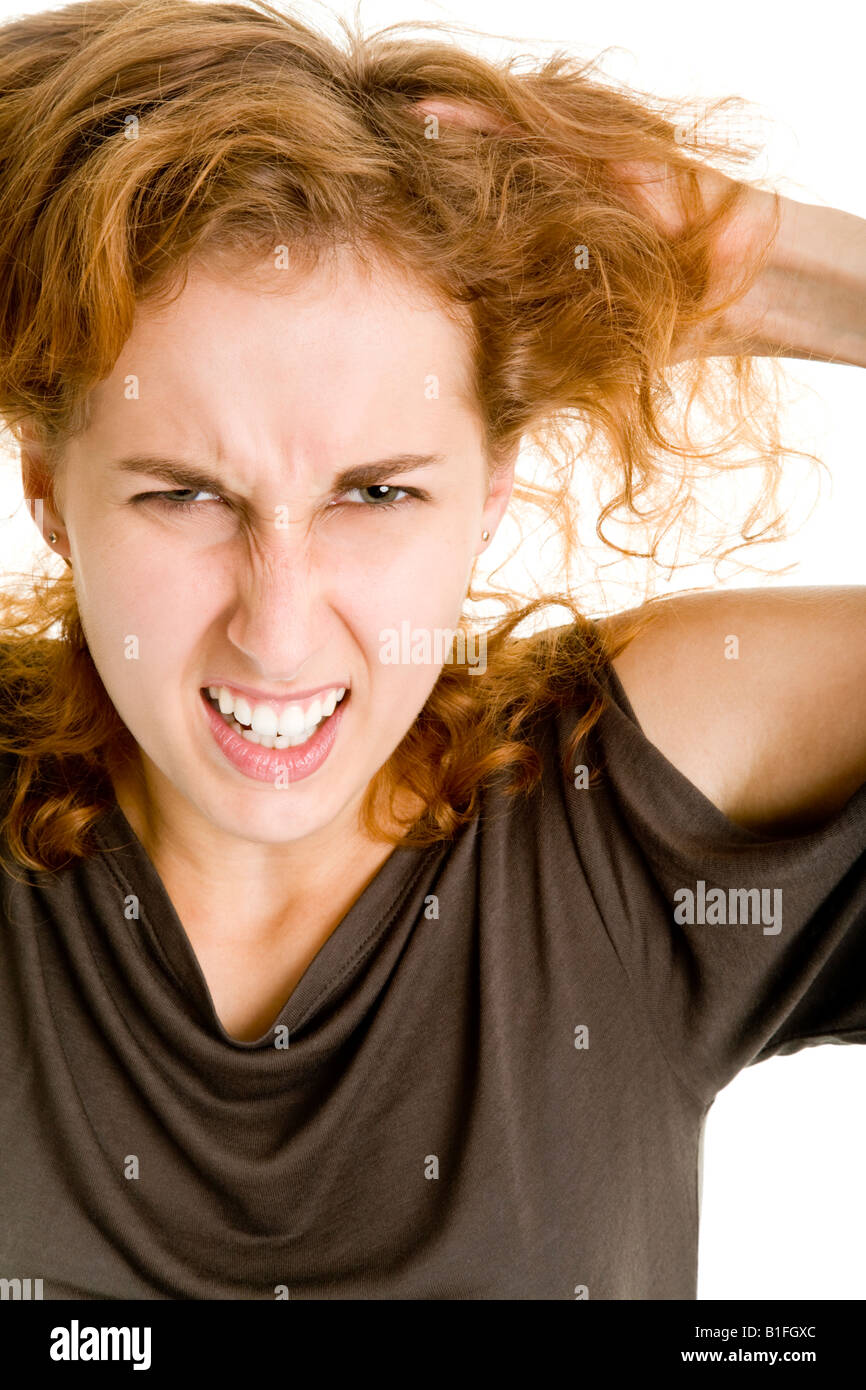 Hair tear hi-res stock photography and images - Alamy