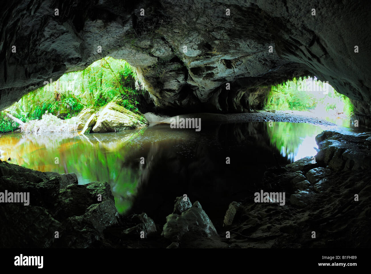 Moria Gate Arch Oparara River Oparara Basin Kahurangi Nationalpark ...