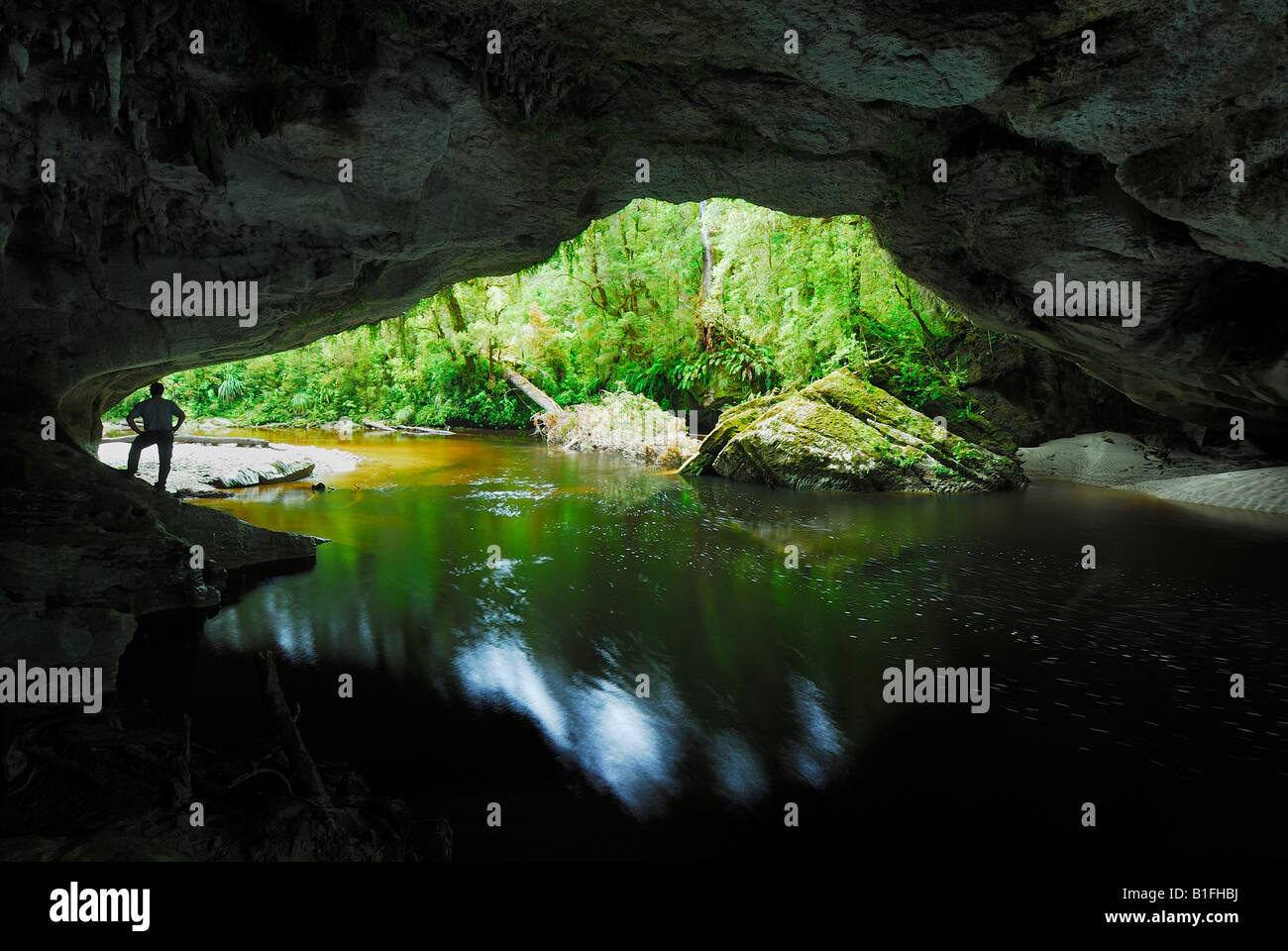Moria Gate Arch Oparara River Oparara Basin Kahurangi Nationalpark ...